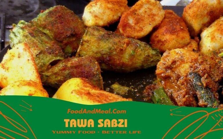 How to Make Tawa Sabzi or Tava Fried Vegetables - Food and Meal
