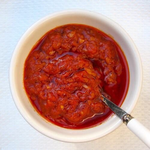 10 Quick Steps To Make Matbucha - Foodandmeal.com