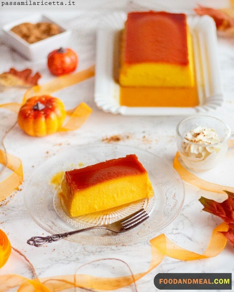 Easy-to-make Kabocha Purin - Japanese Dessert Recipes - Foodandmeal.com