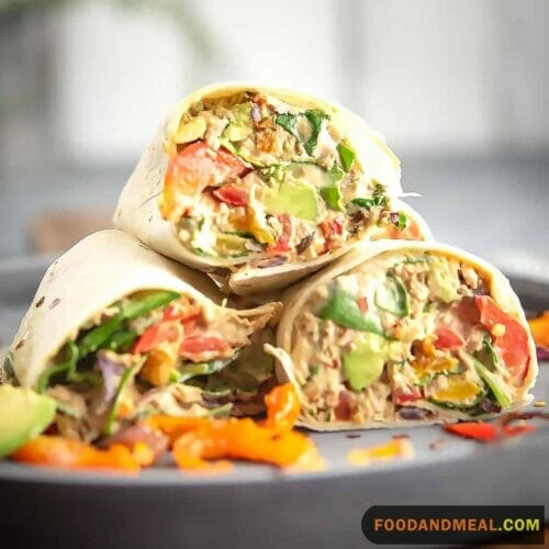 How To Make A Tuna Wrap - Easy Recipe - Foodandmeal.com