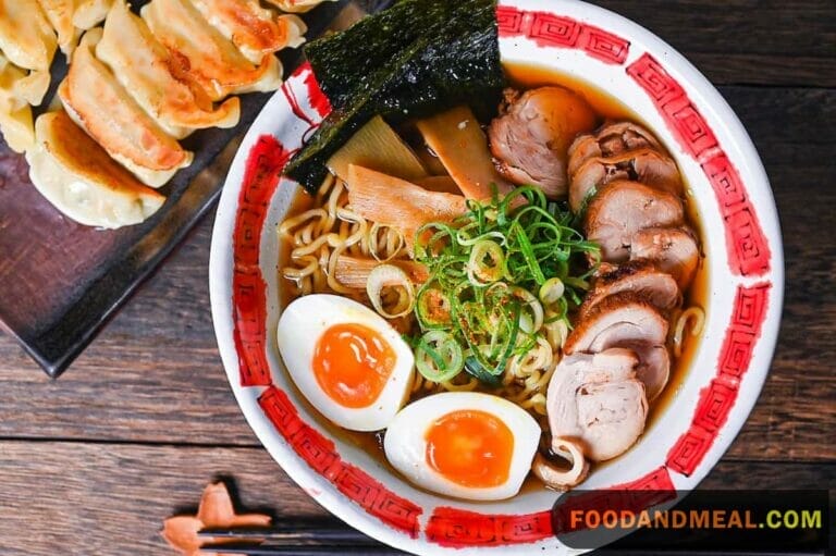 Savor The Art Of Ramen: Chicken Chasu Recipe Perfection - Foodandmeal.com
