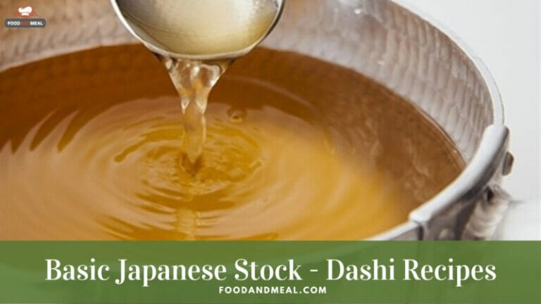 How to make Homemade Dashi - Basic Japanese Stock - Food and Meal