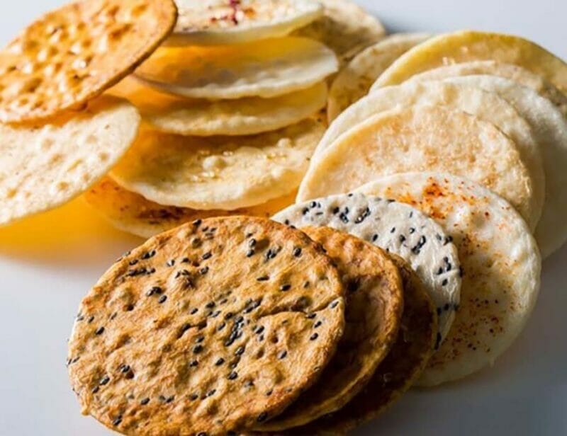 Homemade Japanese Senbei Rice Crackers Recipes - Foodandmeal.com