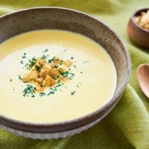 Art to have a yummy Japanese Corn Potage - Food and Meal