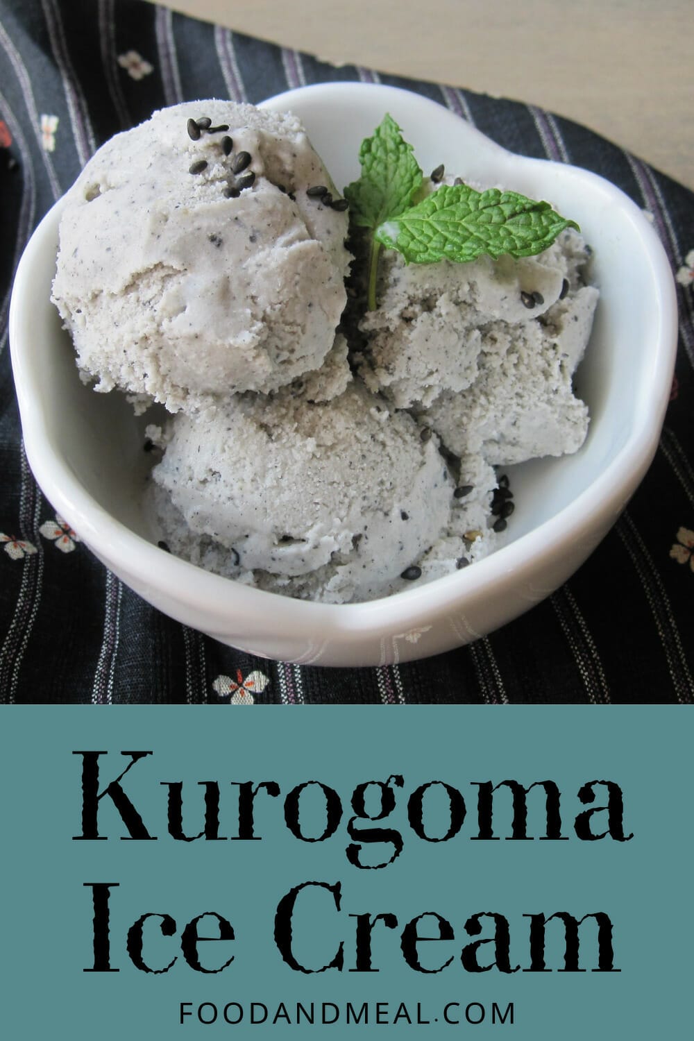 Best-ever Recipe To Make Japanese Kurogoma Ice Cream - Foodandmeal.com