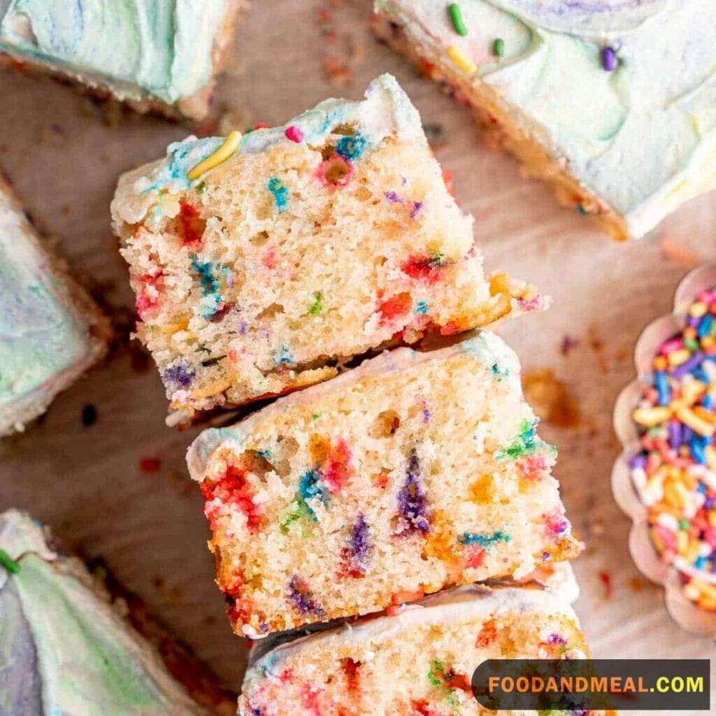 Rainbow Sprinkle Cake: A Burst Of Colorful Delight - Foodandmeal.com