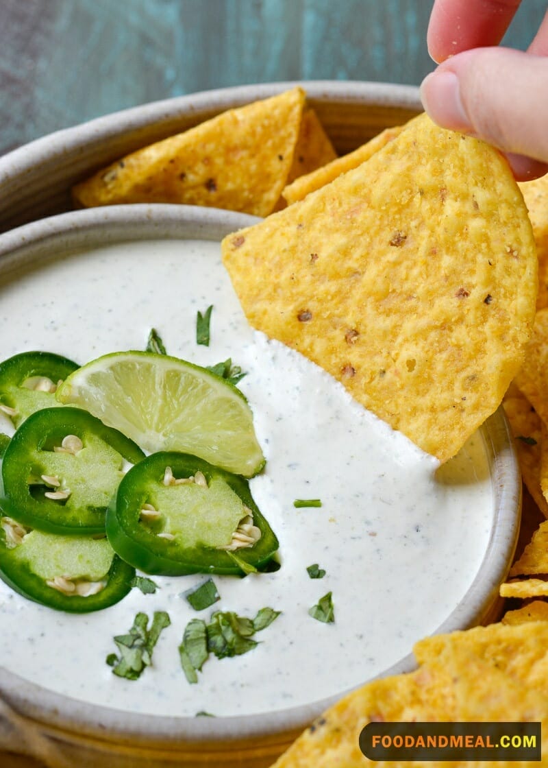 Spicy Perfection: Easy Jalapeno Ranch Dip In The Blender - Foodandmeal.com