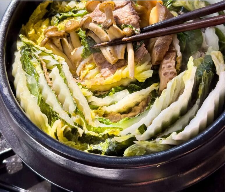 Authentic Japanese Beef Cabbage Hot Pot Recipe - Foodandmeal.com