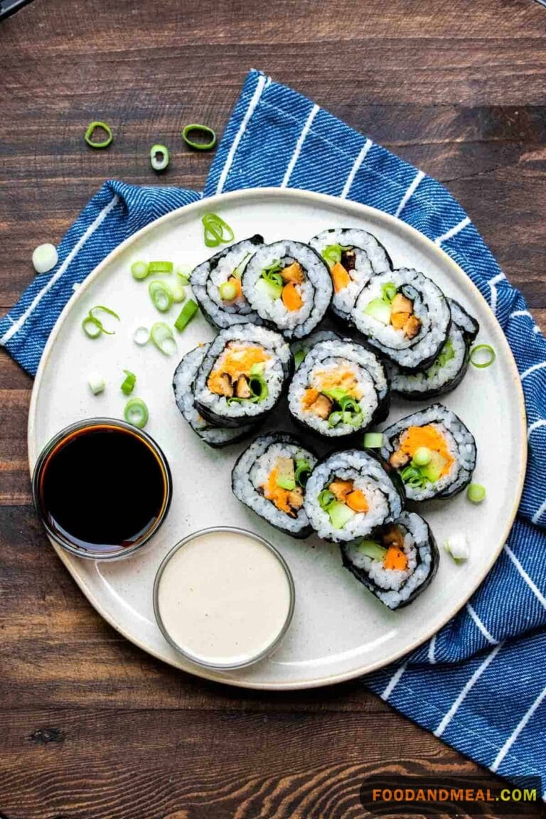 How To Make Vegetable Maki Roll At Home - Foodandmeal.com