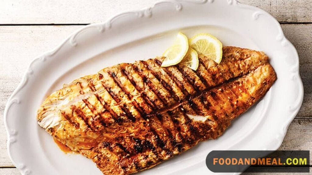 Indoor Grill Mastery: Savory Redfish Fillet With A Twist Of Elegance ...